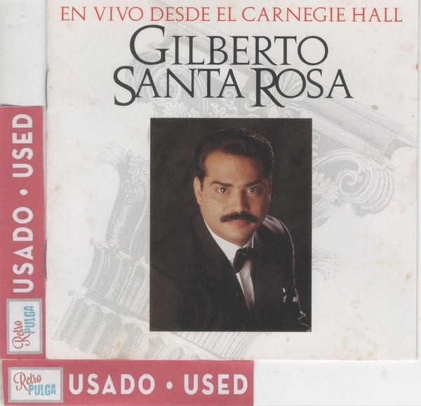 GILBERTO SANTA ROSA - En vivo desde el Carnegie Hall *(cd usado ...